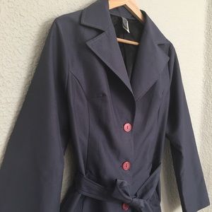 Pola | Jackets & Coats | Vintage Pola Gray Belted Trench Coat Large ...